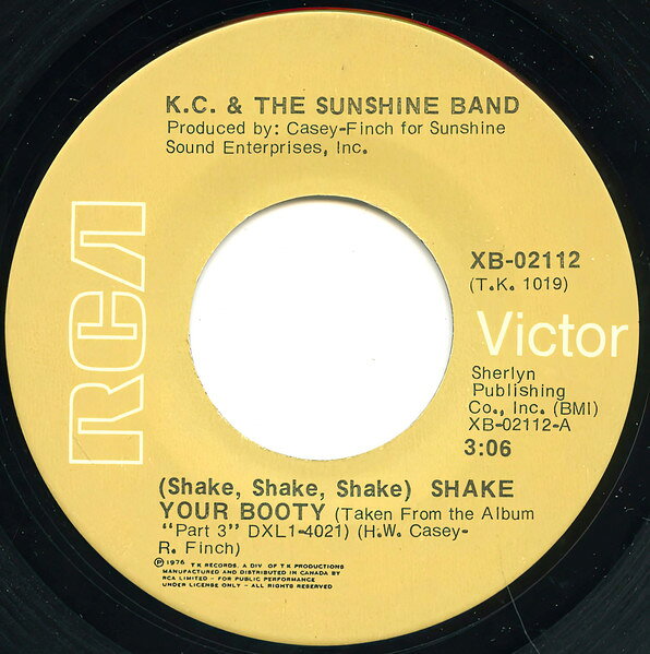 ・アーティスト KC & The Sunshine Band ・タイトル (Shake, Shake, Shake) Shake Your Booty ・レーベル・型番 RCA Victor XB02112 ・フォーマット 7インチレコード...