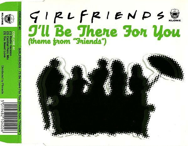 ・アーティスト Girlfriends ・タイトル I'll Be There For You (Theme From "friends") ・レーベル・型番 Klone Records CDKLONE40 ・フォーマット CD ・コンディ...