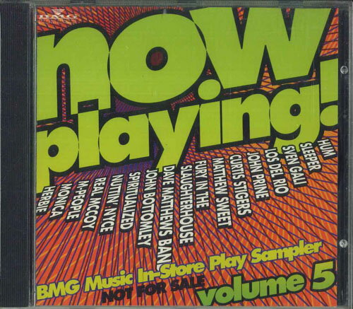 ・アーティスト Various ・タイトル Now Playing! Volume 5 ・レーベル・型番 BMG MUSIC CANADA INC. KCDP51313 ・フォーマット CD ・コンディション(盤) 良い (VG+) ・コン...