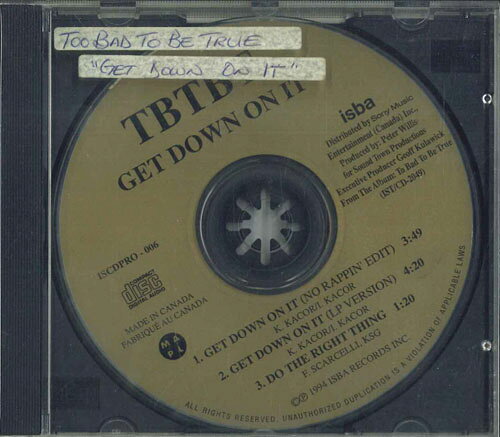 ・アーティスト Tbtbt ・タイトル Get Down On It ・レーベル・型番 ISBA ISCDPRO006 ・フォーマット CD ・コンディション(盤) ほぼ新品 (M-) ・コンディション(ジャケット) ほぼ新品 (M-) ・...