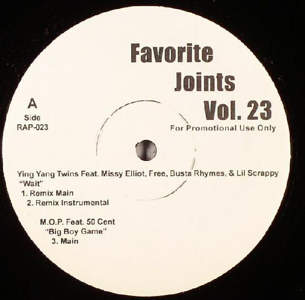 ・アーティスト Various ・タイトル Favorite Joints Vol. 23 ・レーベル・型番 Favorite Joints RAP023PROMO ・フォーマット 12インチレコード ・コンディション(盤) 良い (VG+...