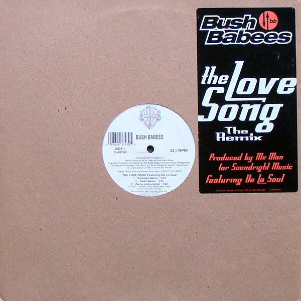 ・アーティスト Da Bush Babees ・タイトル The Love Song (The Remix) ・レーベル・型番 Warner Bros. Records 043743 ・フォーマット 12インチレコード ・コンディション(盤...