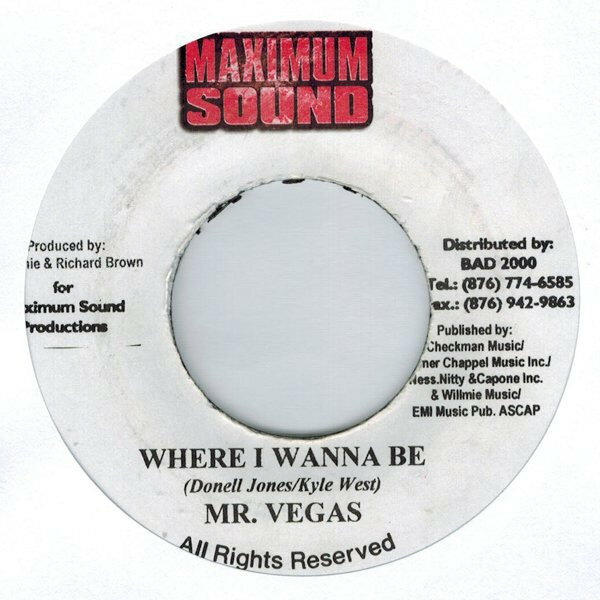 ・アーティスト Mr. Vegas ・タイトル Where I Wanna Be ・レーベル・型番 Maximum Sound NONE ・フォーマット 7インチレコード ・コンディション(盤) 良い (VG+) ・コンディション(ジャケッ...