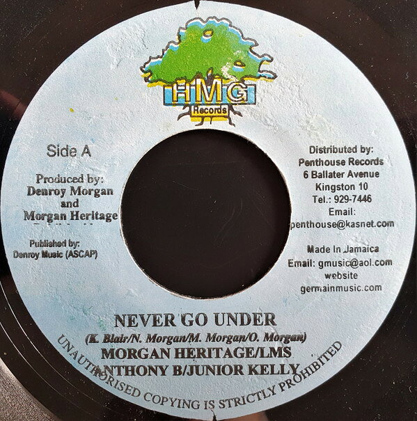 ・アーティスト Morgan Heritage & L.M.S & Anthony B & Junior Kelly / Ultimate Shines ・タイトル Never Go Under / Dem Tell Lie ・レーベル・型...