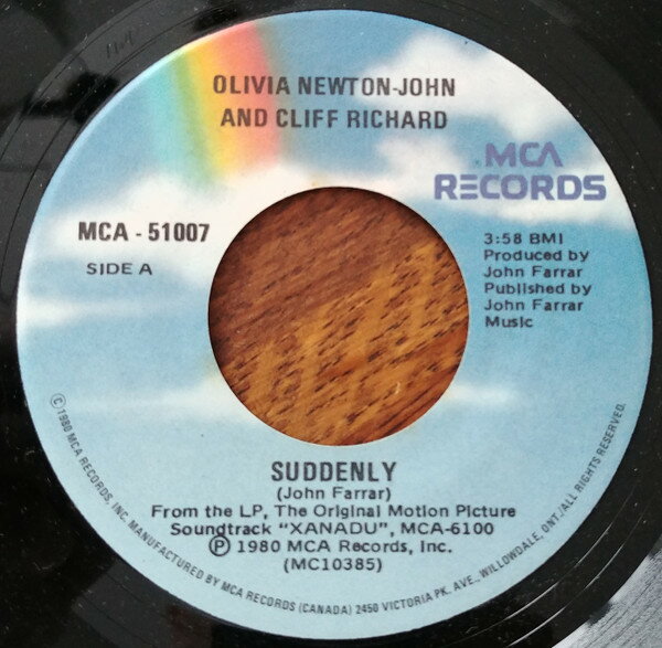・アーティスト Olivia Newton-John, Cliff Richard ・タイトル Suddenly / You Made Me Love You ・レーベル・型番 MCA Records MCA51007 ・フォーマット 7イ...