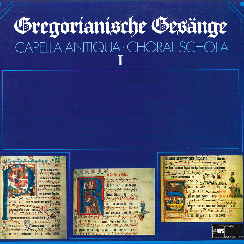 ・アーティスト Capella Antiqua Choral SCHOLA ・タイトル Gregorianische Gesange I ・レーベル・型番 MPS ULS32501P ・フォーマット LPレコード ・コンディション(盤) 非...