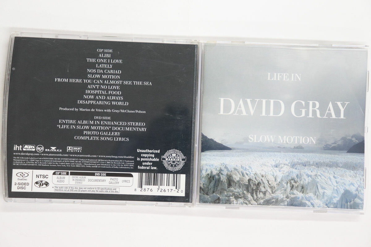 ・アーティスト David Gray ・タイトル Life In Slow Motion (Dualdisc) ・レーベル・型番 IHT 82876726172 ・フォーマット CD ・コンディション(盤) 良い (VG+) ・コンディショ...