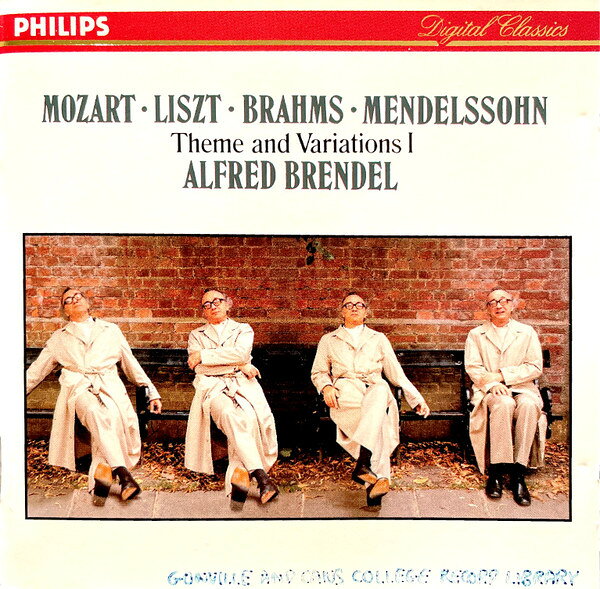 ・アーティスト Brendel, Mozart, Liszt, Brahms, Mendelssohn ・タイトル Theme & Variations 1 ・レーベル・型番 Philips 4262722 ・フォーマット CD ・コンディ...