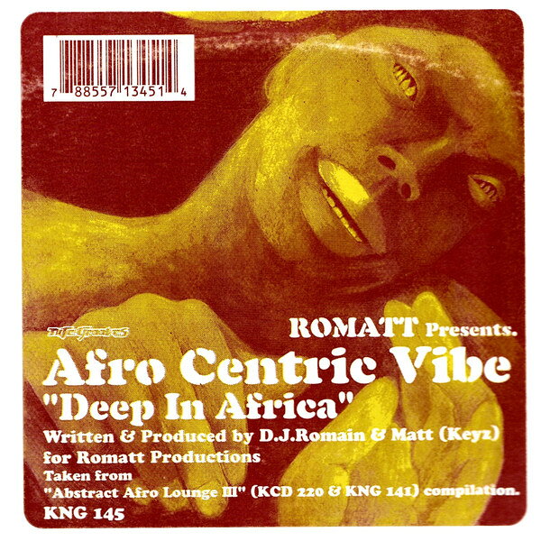 ・アーティスト Romatt Presents Afro Centric Vibe ・タイトル Deep In Africa ・レーベル・型番 Nite Grooves KNG145 ・フォーマット 12インチレコード ・コンディション(盤...