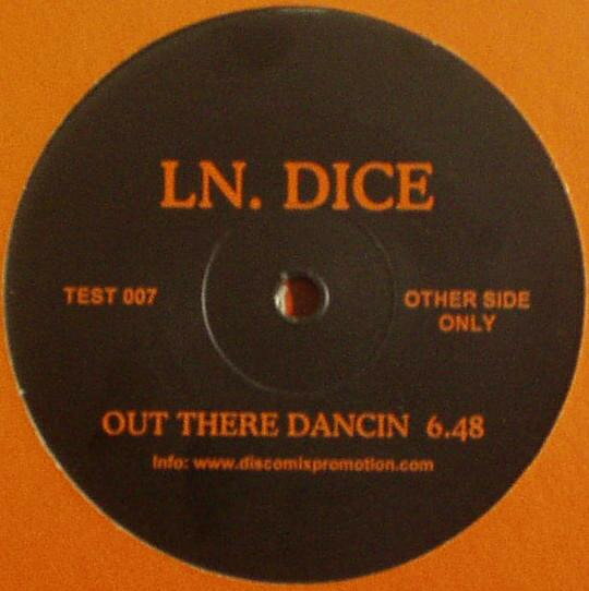 ・アーティスト Ln. Dice ・タイトル Out There Dancin ・レーベル・型番 NOT ON LABEL TEST007 ・フォーマット 12インチレコード ・コンディション(盤) 良い (VG+) ・コンディション(ジャ...