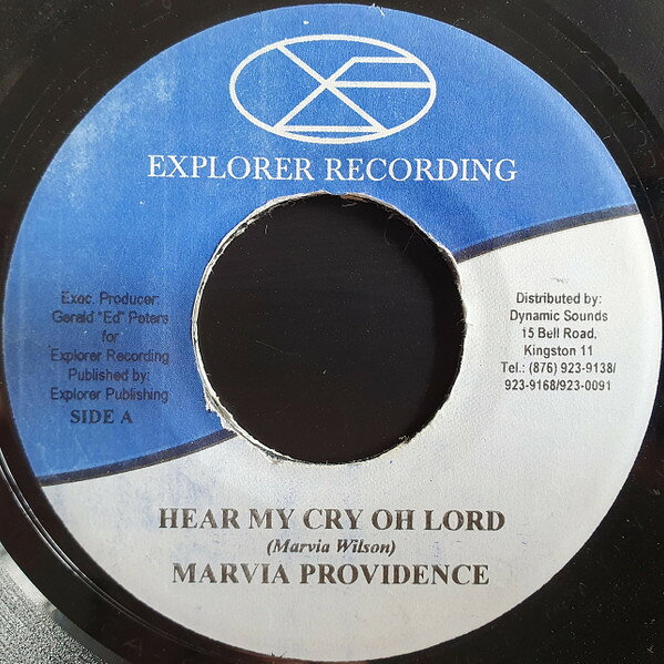 ・アーティスト Marvia Providence ・タイトル Hear My Cry Oh Lord / Stop Your Running Away ・レーベル・型番 Explorer Recording NONE ・フォーマット 7イ...