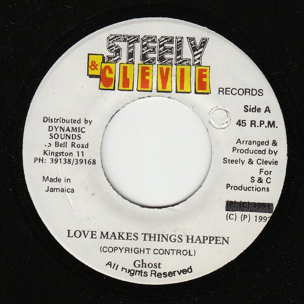 ・アーティスト Ghost ・タイトル Love Makes Things Happen ・レーベル・型番 Steely & Clevie Records NONE ・フォーマット 7インチレコード ・コンディション(盤) 良い (VG+)...