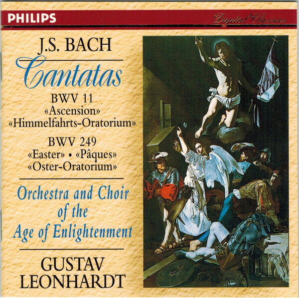 ・アーティスト Leonhardt ・タイトル Bach: Cantatas Bwv11 & 249 ・レーベル・型番 PHILIPS 4421192 ・フォーマット CD ・コンディション(盤) 良い (VG+) ・コンディション(ジャケ...