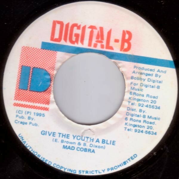 ・アーティスト Mad Cobra ・タイトル Give The Youths A Blie ・レーベル・型番 Digital-B NONE ・フォーマット 7インチレコード ・コンディション(盤) 良い (VG+) ・コンディション(ジャ...