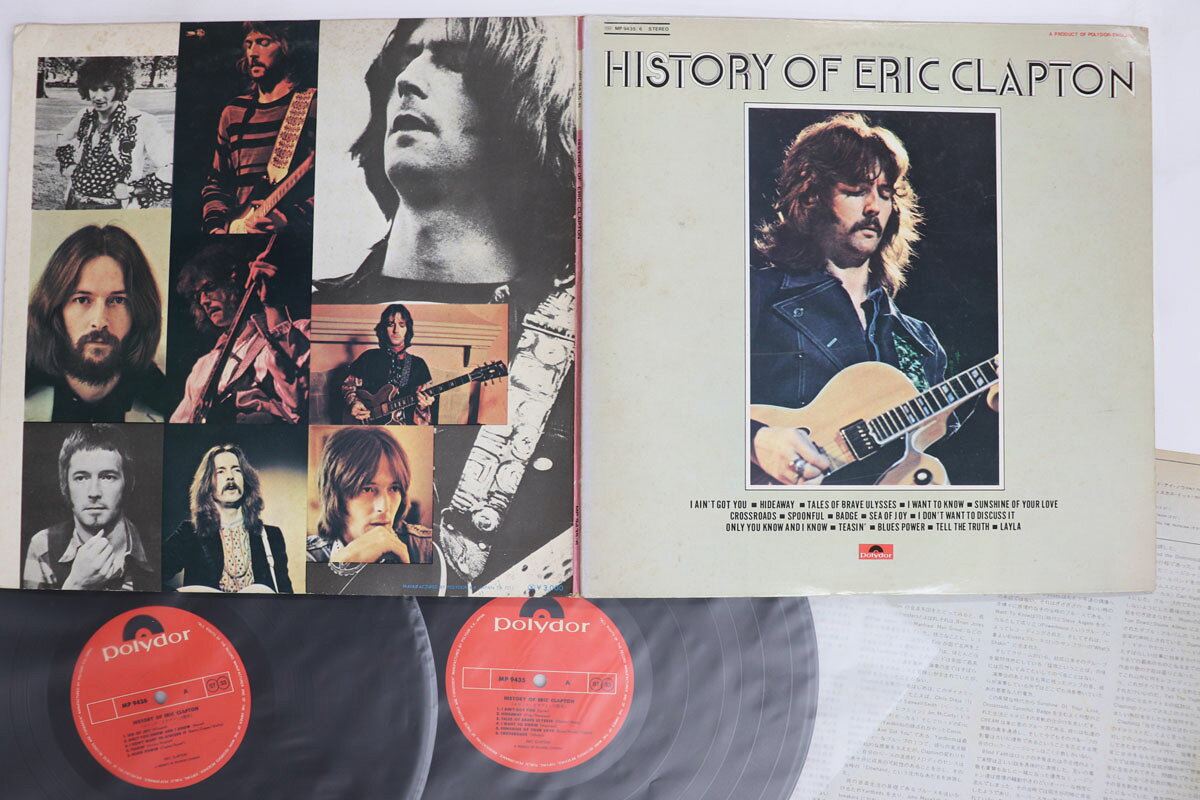 ・アーティスト Eric Clapton ・タイトル History Of Eric Clapton ・レーベル・型番 POLYDOR MP94356 ・フォーマット LPレコード ・コンディション(盤) 可 (VG) ・コンディション(ジ...