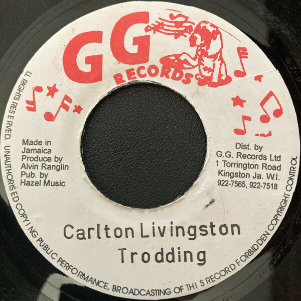 ・アーティスト Carlton Livingston ・タイトル Trodding ・レーベル・型番 GG's Records NONE ・フォーマット 7インチレコード ・コンディション(盤) 良い (VG+) ・コンディション(ジャケッ...