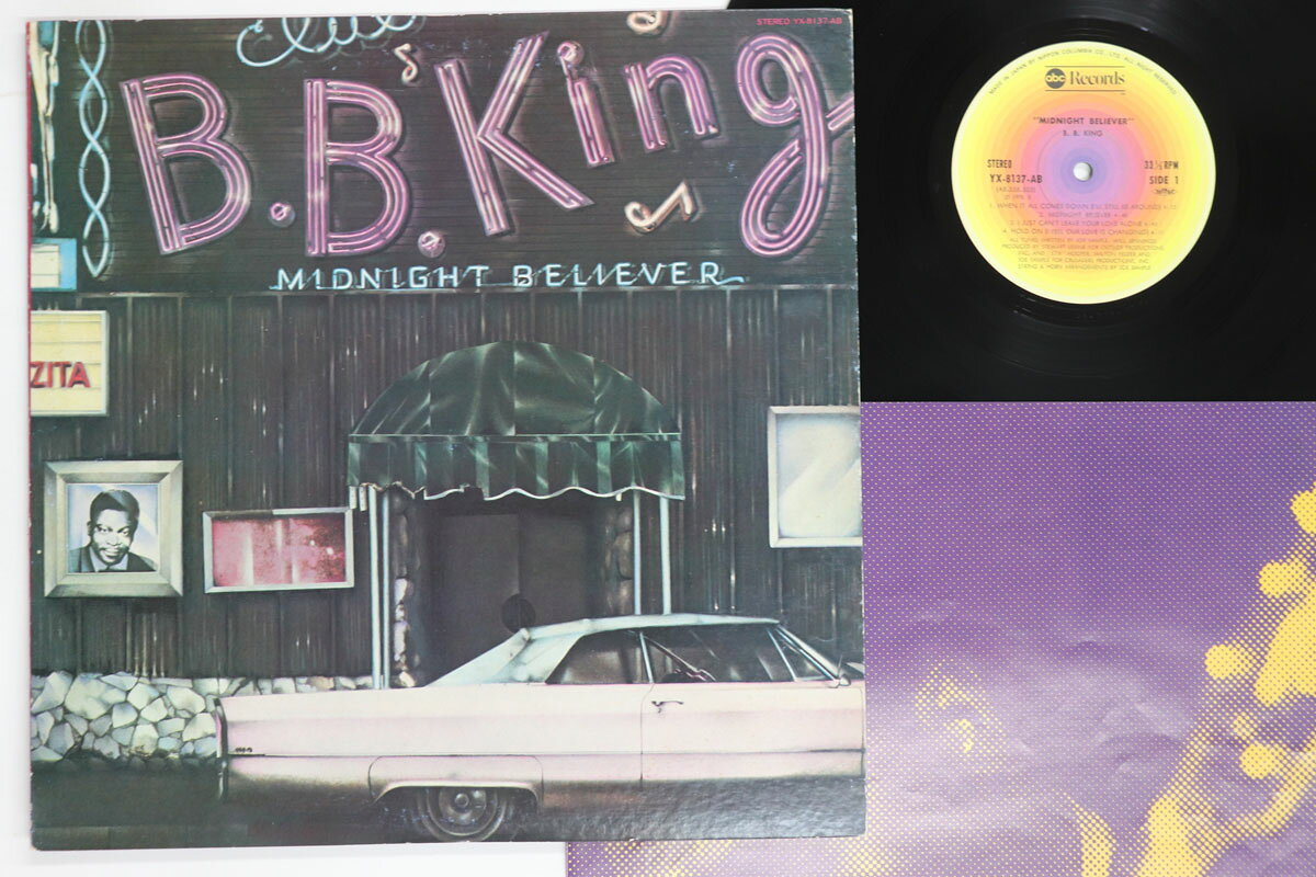 ・アーティスト BB King ・タイトル Midnight Believer ・レーベル・型番 ABC YX8137AB ・フォーマット LPレコード ・コンディション(盤) 良い (VG+) ・コンディション(ジャケット) 可 (VG)...