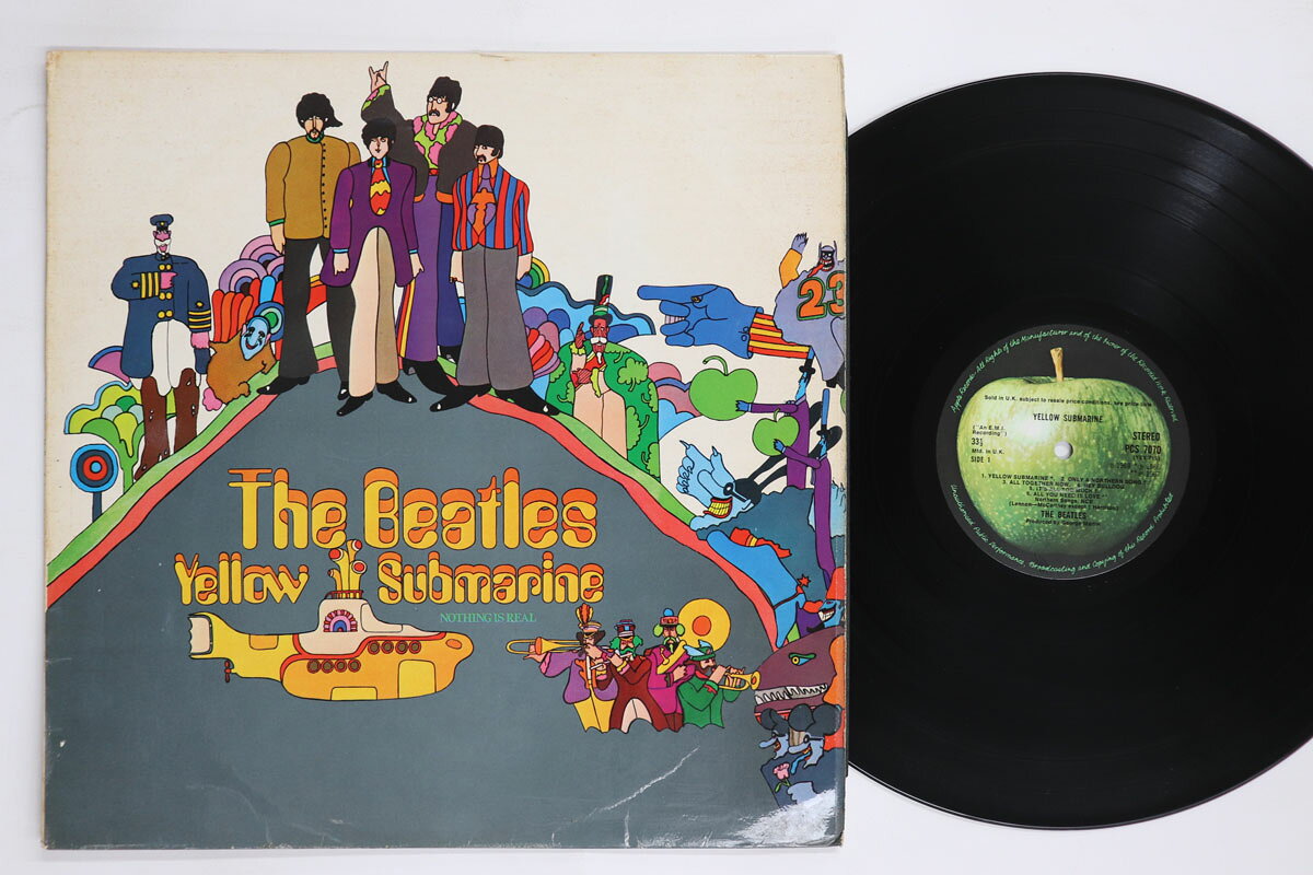 ・アーティスト Beatles ・タイトル Yellow Submarine ・レーベル・型番 APPLE PCS7070 ・フォーマット LPレコード ・コンディション(盤) 良い (VG+) ・コンディション(ジャケット) 良い (VG...