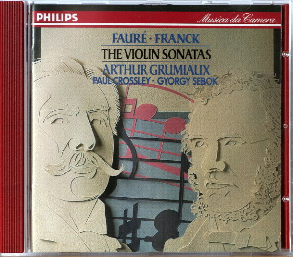 ・アーティスト Faure, Franck, Gyorgy Sebok ・タイトル Violin Sonatas ・レーベル・型番 Philips 4263842 ・フォーマット CD ・コンディション(盤) 良い (VG+) ・コンディシ...