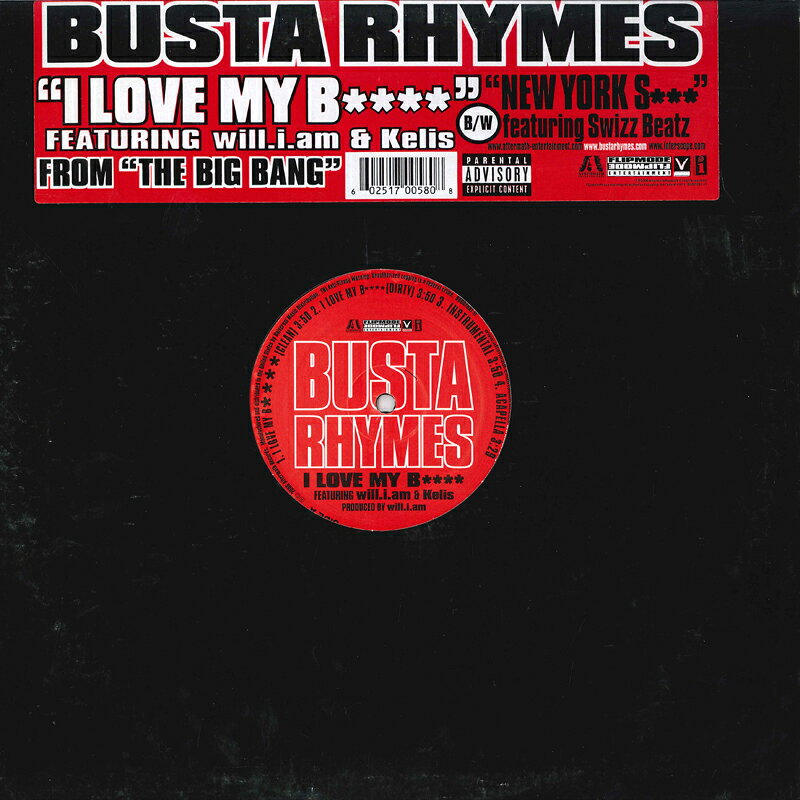 ・アーティスト Busta Rhymes ・タイトル I Love My B**** / New York S*** ・レーベル・型番 AFTERMATH B000708111 ・フォーマット 12インチレコード ・コンディション(盤) 良...