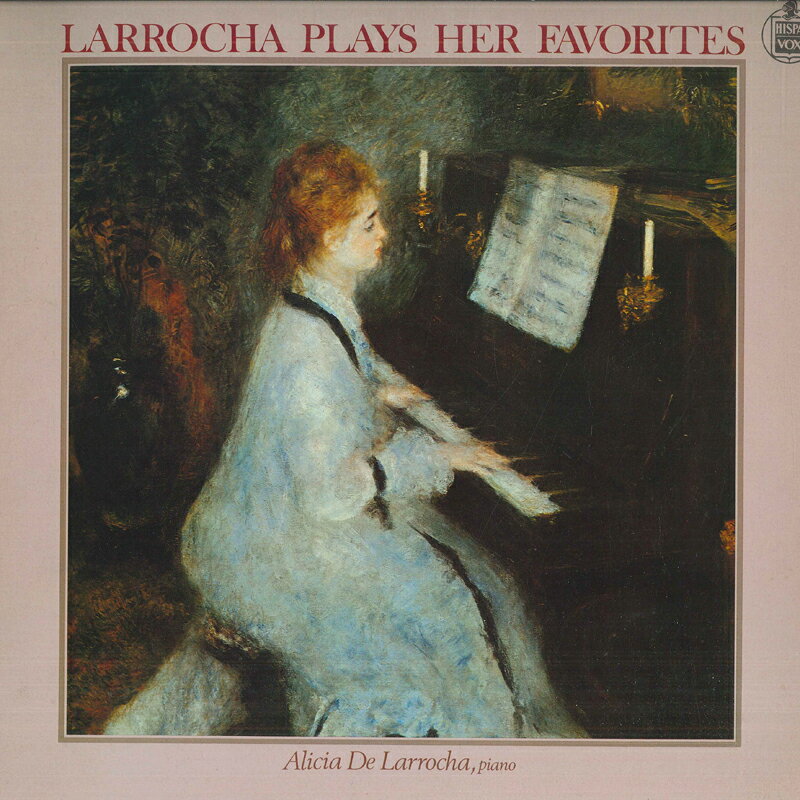 ・アーティスト Alicia De Larrocha ・タイトル 珠玉のピアノ名曲集: エリーゼのために ・レーベル・型番 HISPA VOX VIC2260 ・フォーマット LPレコード ・コンディション(盤) 非常に良い(EX) ・コン...