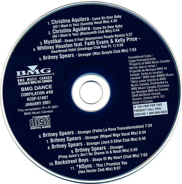 ・アーティスト Various ・タイトル Bmg Dance Compilation #60 ・レーベル・型番 BMG Music Canada KCDP51887 ・フォーマット CD ・コンディション(盤) ほぼ新品 (M-) ・コン...