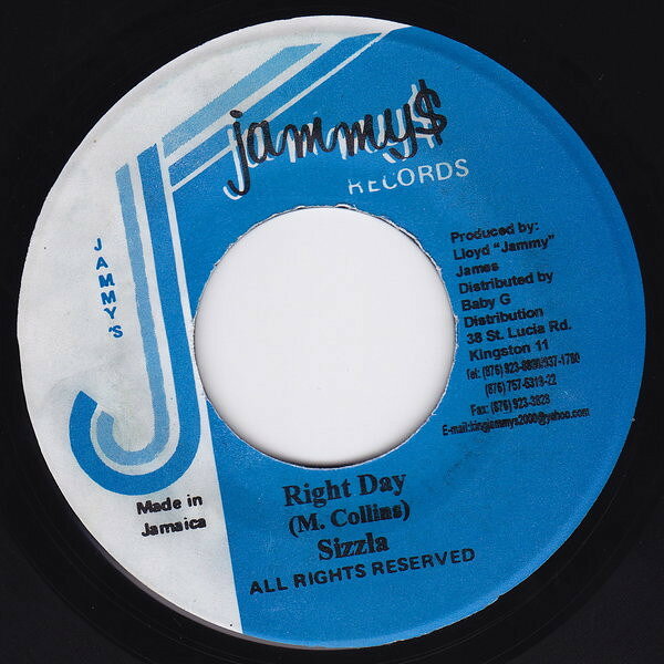 ・アーティスト Sizzla ・タイトル Right Day ・レーベル・型番 Jammy's Records NONE ・フォーマット 7インチレコード ・コンディション(盤) 良い (VG+) ・コンディション(ジャケット) ・コンディ...