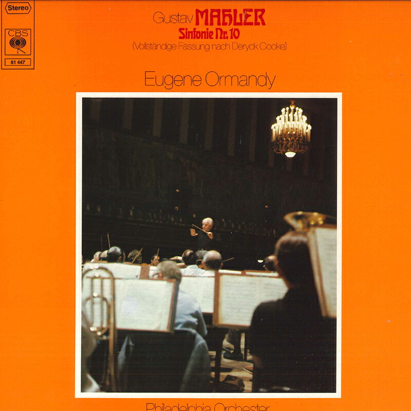 ・アーティスト Gustav Mahler / Deryck Cooke By Philadelphia Orchester / Eugene Ormandy ・タイトル Sinfonie Nr. 10 (Vollstandig) ・レーベ...