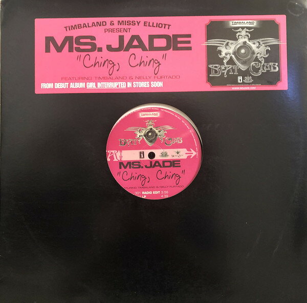 ・アーティスト Ms. Jade ・タイトル Ching, Ching ・レーベル・型番 Interscope Records, Beatclub Records INTR108111 ・フォーマット 12インチレコード ・コンディション(...