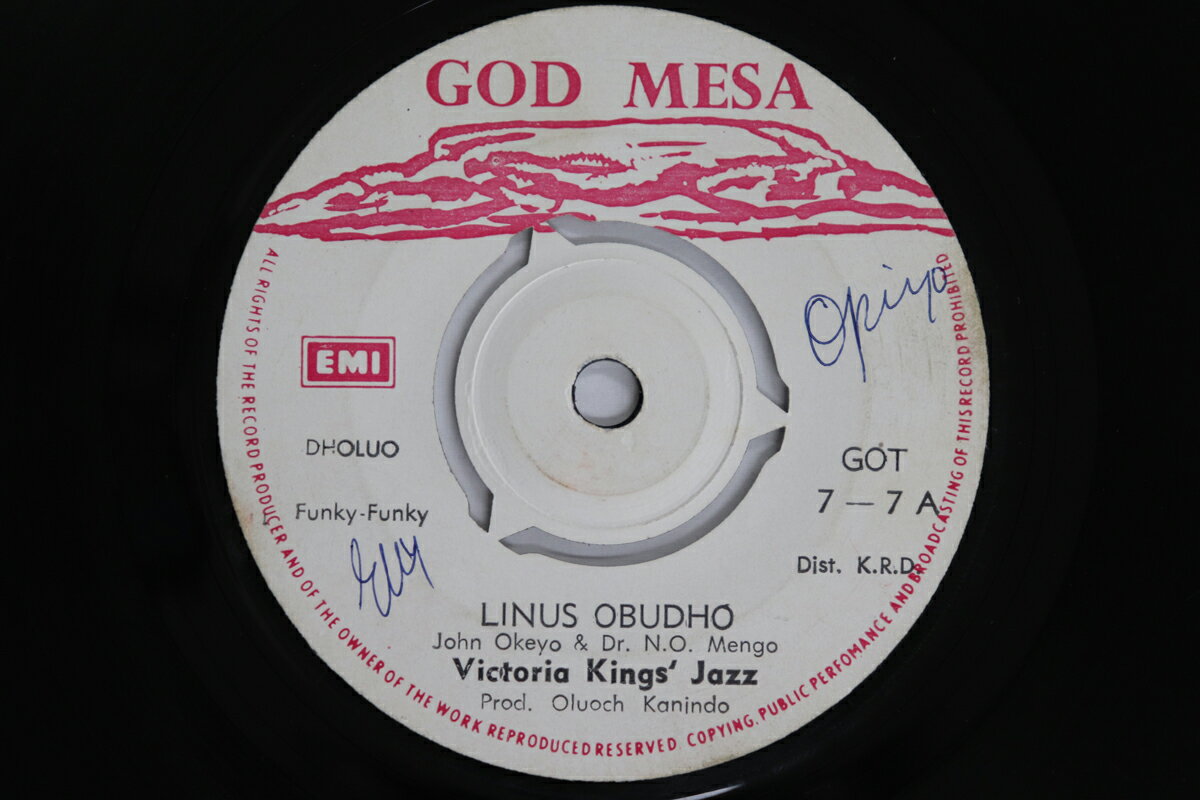 ・アーティスト Victor Kings Jazz ・タイトル Linus Obudho / My Loving Mary ・レーベル・型番 GOD MESA GOT77 ・フォーマット 7インチレコード ・コンディション(盤) 可 (VG...