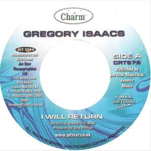 ・アーティスト Gregory Isaacs ・タイトル I Will Return ・レーベル・型番 Charm CRT972 ・フォーマット 7インチレコード ・コンディション(盤) 非常に良い(EX) ・コンディション(ジャケット) ...