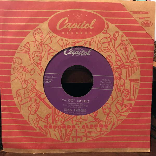 ・アーティスト Stan Freberg ・タイトル Ya Got Trouble / Gary, Indiana ・レーベル・型番 Capitol Records F3892 ・フォーマット 7インチレコード ・コンディション(盤) 良い...