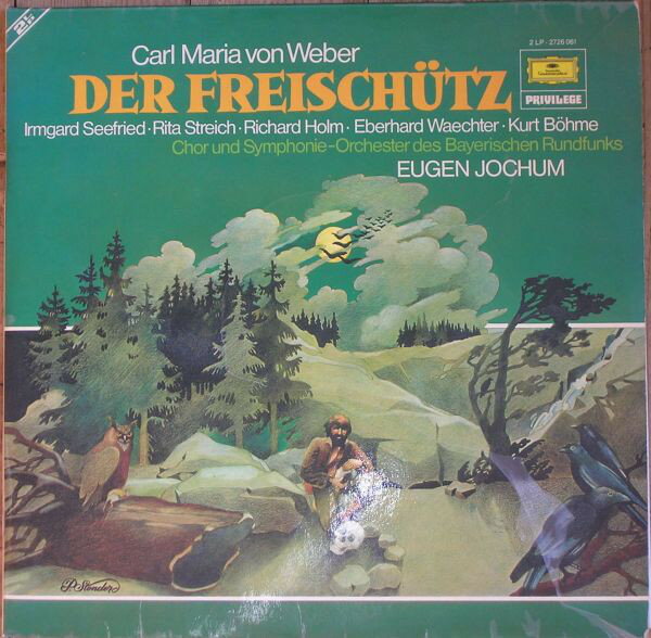 ・アーティスト Carl Maria von Weber, Eugen Jochum ・タイトル Der Freisch?tz ・レーベル・型番 DEUTSCHE GRAMMOPHON 2726061 ・フォーマット LPレコード ・コンデ...