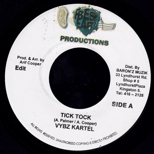 ・アーティスト Vybz Kartel ・タイトル Tick Tock ・レーベル・型番 Fresh Ear none ・フォーマット 7インチレコード ・コンディション(盤) 非常に良い(EX) ・コンディション(ジャケット) ・コンディ...