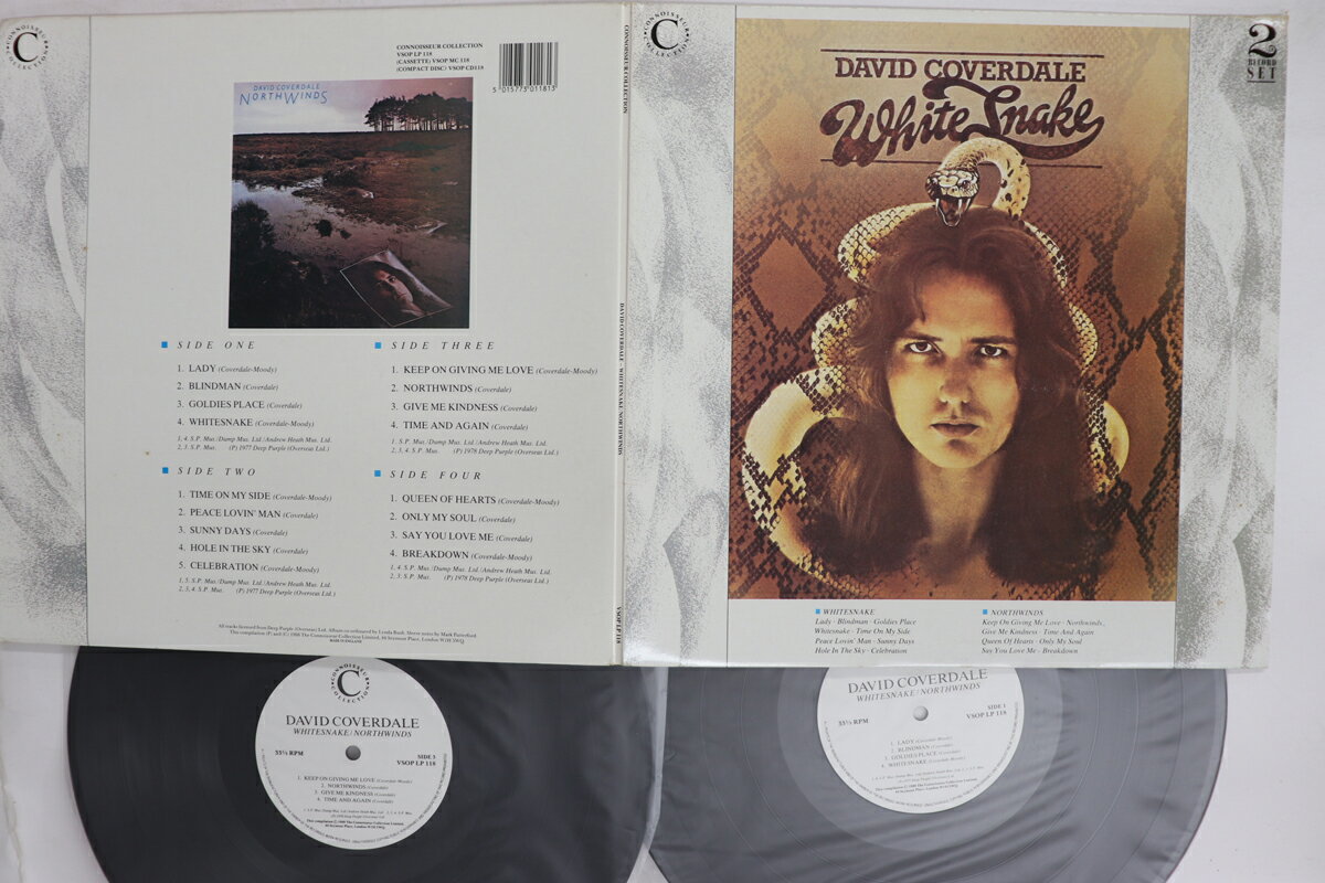 ・アーティスト David Coverdale ・タイトル Whitesnake/Northwinds ・レーベル・型番 CONNOISSEUR VSOPLP118 ・フォーマット LPレコード ・コンディション(盤) 良い (VG+) ・...