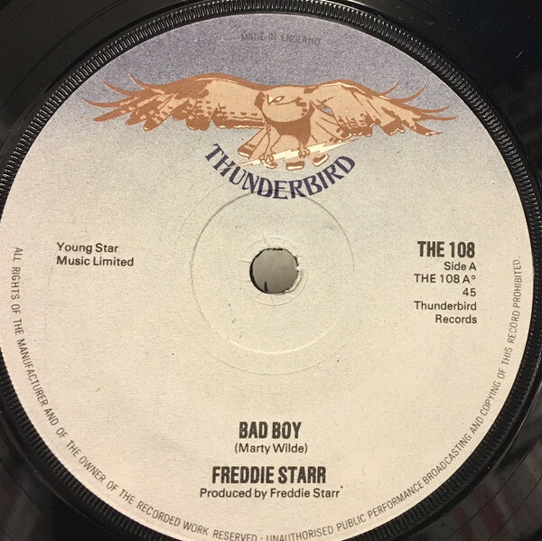 ・アーティスト Freddie Starr ・タイトル Bad Boy ・レーベル・型番 Thunderbird THE108 ・フォーマット 7インチレコード ・コンディション(盤) 良い (VG+) ・コンディション(ジャケット) プレ...