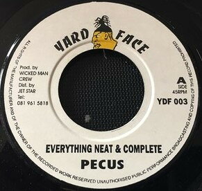 ・アーティスト General Pecos ・タイトル Everything Neat & Complete ・レーベル・型番 Yard Face YDF003 ・フォーマット 7インチレコード ・コンディション(盤) 非常に良い(EX) ...