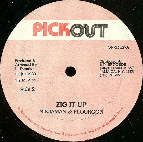 ・アーティスト Ninjaman & Flourgon ・タイトル Zig It Up ・レーベル・型番 Pickout VPRD537 ・フォーマット 12インチレコード ・コンディション(盤) 非常に良い(EX) ・コンディション(ジャ...