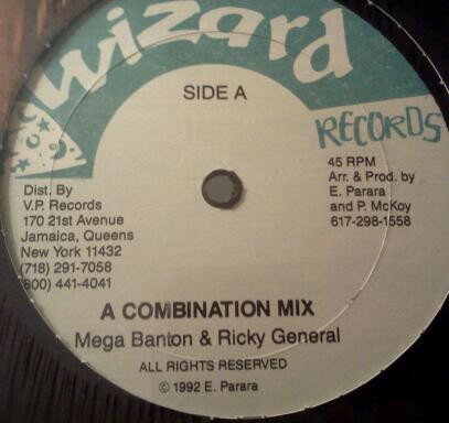 ・アーティスト Mega Banton & Ricky General / Falcon Eddy ・タイトル A Combination Mix / I Take It Back ・レーベル・型番 Wizard Records NONE ...