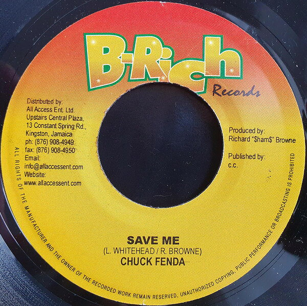 ・アーティスト Chuck Fender ・タイトル Save Me ・レーベル・型番 B-Rich Records none ・フォーマット 7" ・コンディション(盤) 良い (VG+) ・コンディション(ジャケット) ・コンディション...