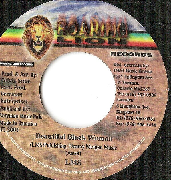 ・アーティスト L.M.S ・タイトル Beautiful Black Woman ・レーベル・型番 Roaring Lion Records NONE ・フォーマット 7" ・コンディション(盤) 良い (VG+) ・コンディション(ジャ...