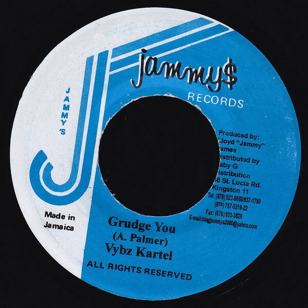 ・アーティスト Vybz Kartel ・タイトル Grudge You ・レーベル・型番 Jammy's Records NONE ・フォーマット 7" ・コンディション(盤) 良い (VG+) ・コンディション(ジャケット) ・コンディ...