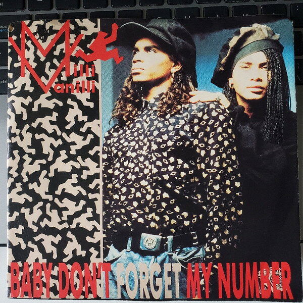 ・アーティスト Milli Vanilli ・タイトル Baby Don't Forget My Number ・レーベル・型番 Arista AS19832 ・フォーマット 7インチレコード ・コンディション(盤) 良い (VG+) ・コ...