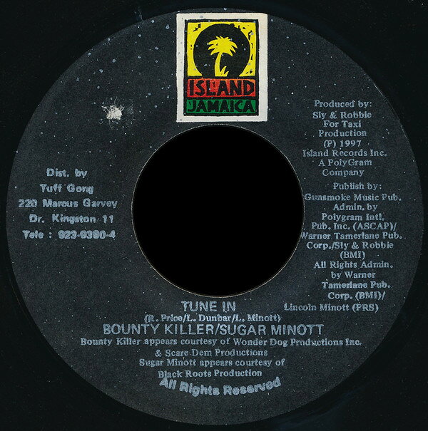 ・アーティスト Bounty Killer / Sugar Minott ・タイトル Tune In ・レーベル・型番 Island Jamaica NONE ・フォーマット 7インチレコード ・コンディション(盤) 良い (VG+) ・コ...