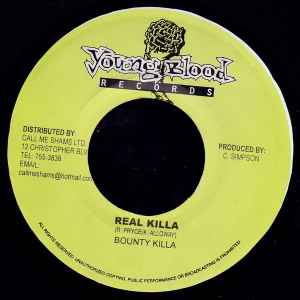 ・アーティスト Bounty Killer ・タイトル Real Killa ・レーベル・型番 Young Blood Records none ・フォーマット 7" ・コンディション(盤) 良い (VG+) ・コンディション(ジャケット)...
