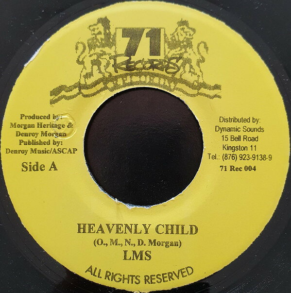・アーティスト L.M.S / Junior Kelly & King David ・タイトル Heavenly Child / Lion In Me ・レーベル・型番 71 Records 71REC004 ・フォーマット 7" ・コンデ...