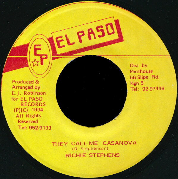 ・アーティスト Richie Stephens ・タイトル They Call Me Casanova ・レーベル・型番 El Paso NONE ・フォーマット 7インチレコード ・コンディション(盤) 良い (VG+) ・コンディション...