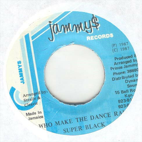 ・アーティスト Super Black ・タイトル Who Make The Dance Ram ・レーベル・型番 Jammy's Records none ・フォーマット 7インチレコード ・コンディション(盤) 良い (VG+) ・コン...