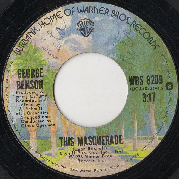 ・アーティスト George Benson ・タイトル This Masquerade / Lady ・レーベル・型番 Warner Bros. Records WBS8209 ・フォーマット 7インチレコード ・コンディション(盤) 可 ...