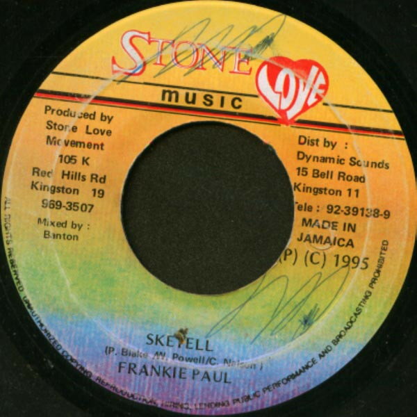 ・アーティスト Frankie Paul ・タイトル Sketell ・レーベル・型番 Stone Love Music NONE ・フォーマット 7" ・コンディション(盤) 良い (VG+) ・コンディション(ジャケット) ・コンディシ...